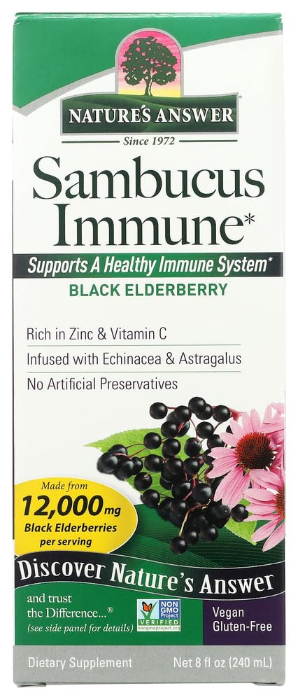 natural elderberry immune support syrup