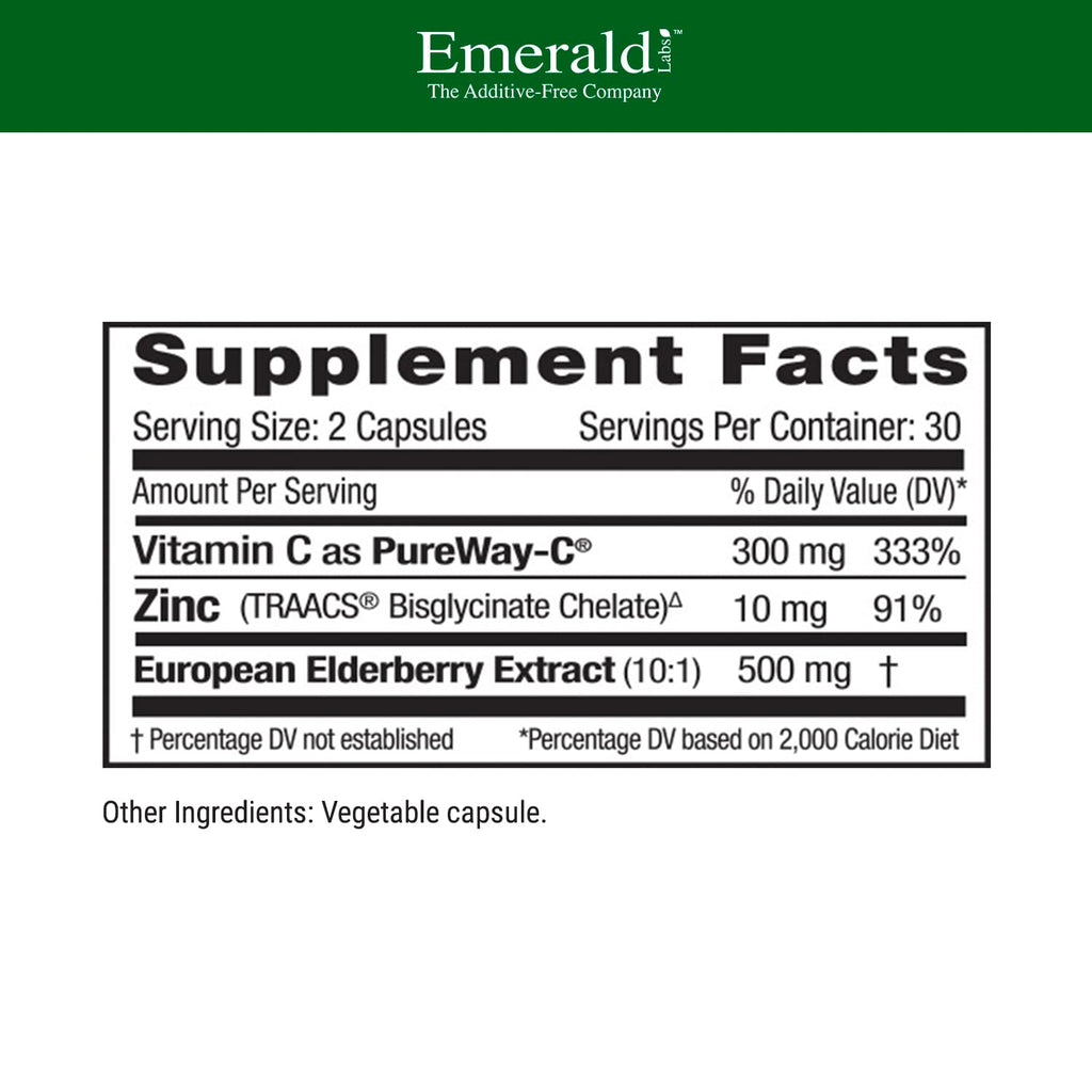 Natural elderberry immune support