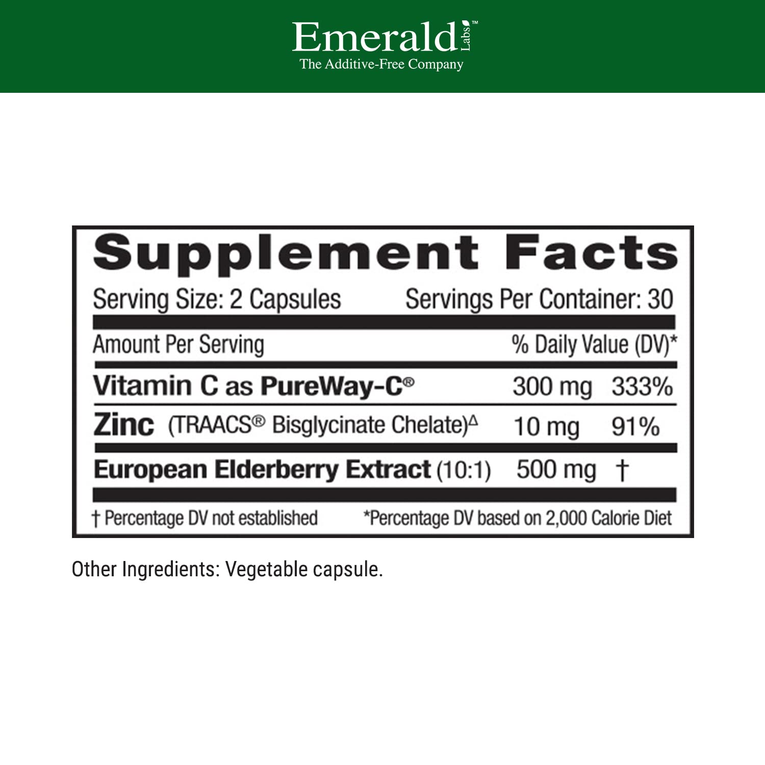 Natural elderberry immune support