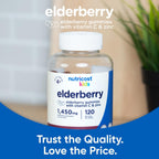 natural elderberry kids gummies supplement