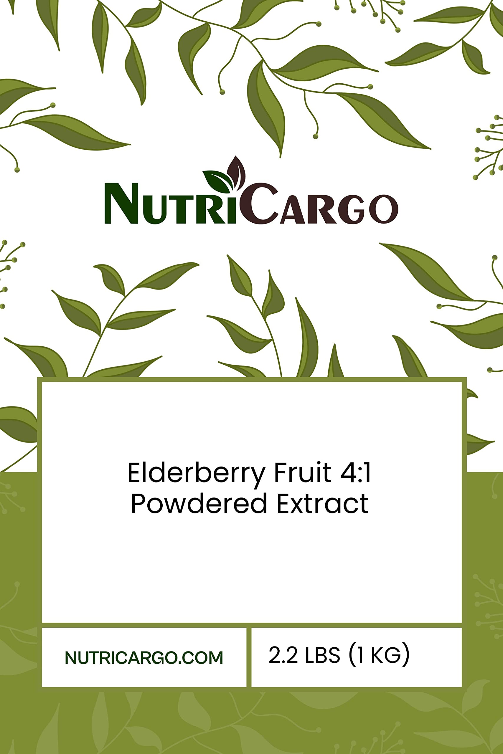 Natural elderberry powder for gummies