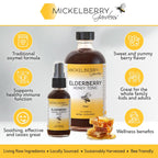 natural elderberry propolis throat spray