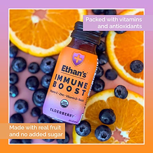 natural elderberry shots with reishi