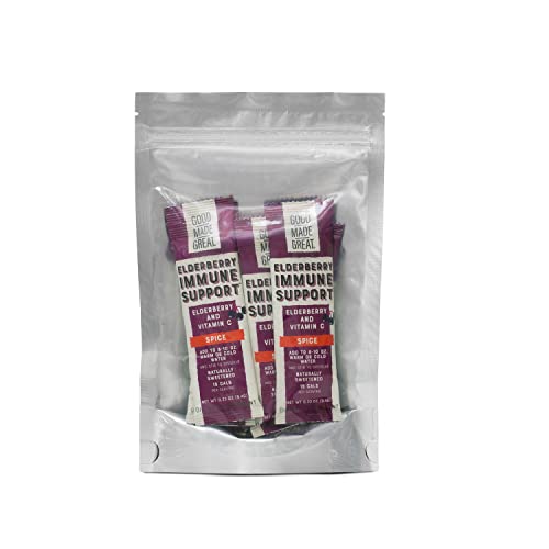 natural elderberry spice beverage