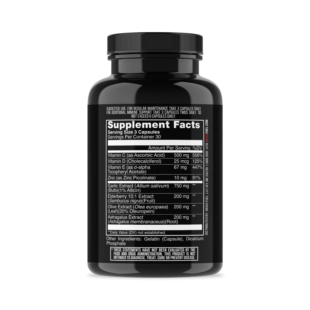 Natural elderberry supplement for adults