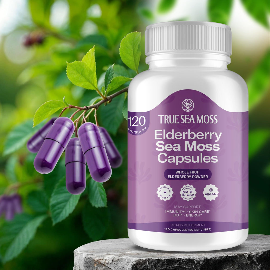 Natural elderberry supplement for daily health