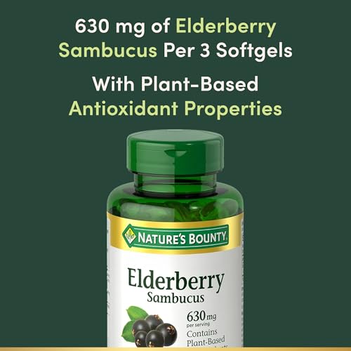 Natural elderberry supplement for health