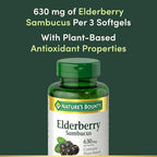 Natural elderberry supplement for health