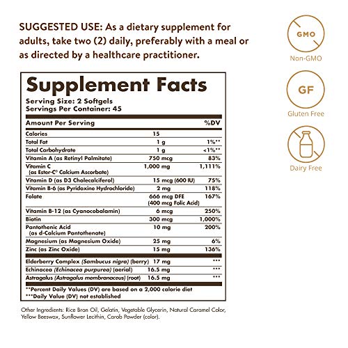 Natural elderberry supplement for health