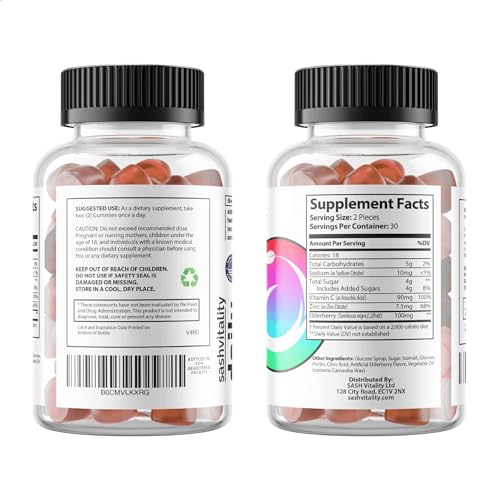 Natural elderberry supplement for health