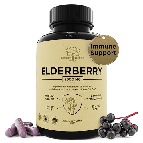 Natural elderberry supplement for health