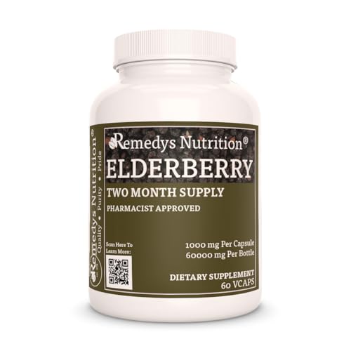 Natural elderberry supplement for wellness