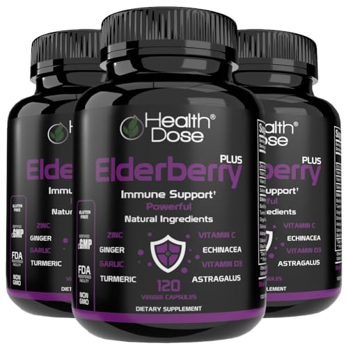 Natural elderberry supplement for wellness