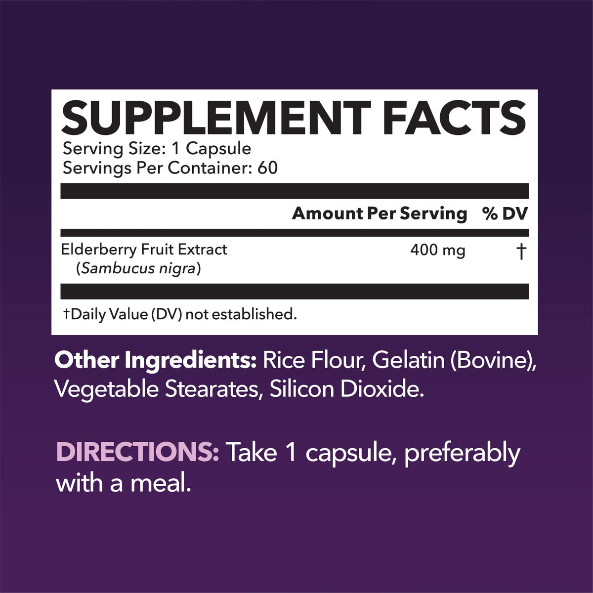 natural elderberry supplement for wellness