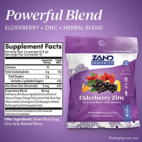 Natural elderberry supplement for wellness