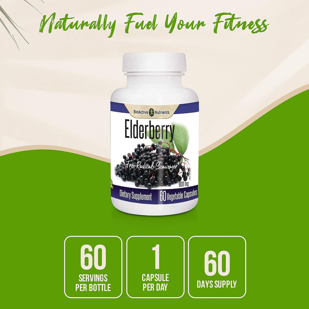 Natural elderberry supplement for wellness