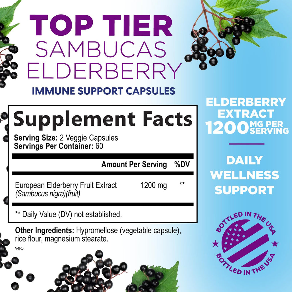 natural elderberry supplement for wellness