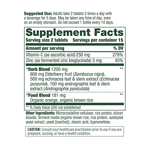 Natural elderberry supplement for wellness