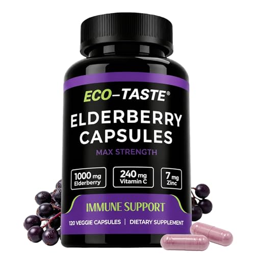 Natural elderberry supplement for wellness