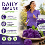 Natural elderberry supplement for wellness