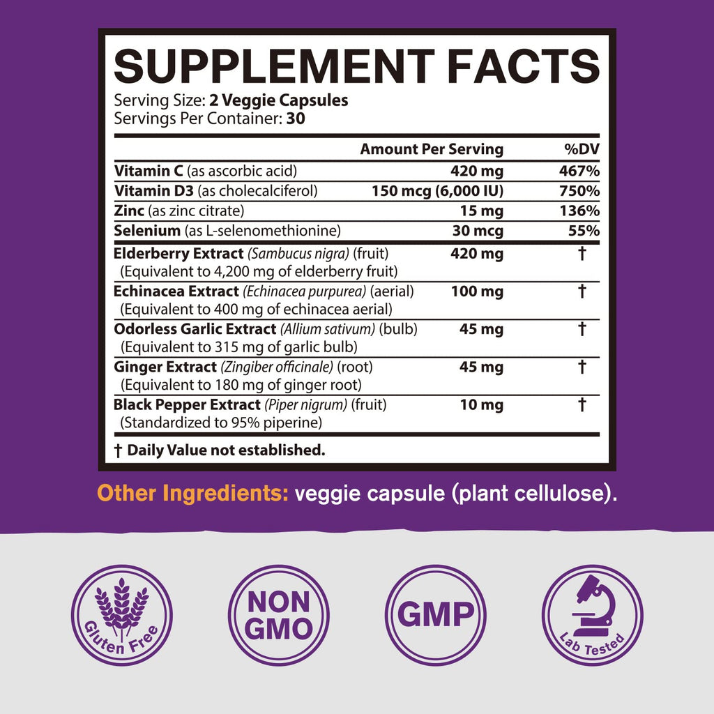 natural elderberry supplement for wellness