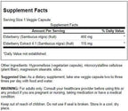Natural elderberry supplement for wellness