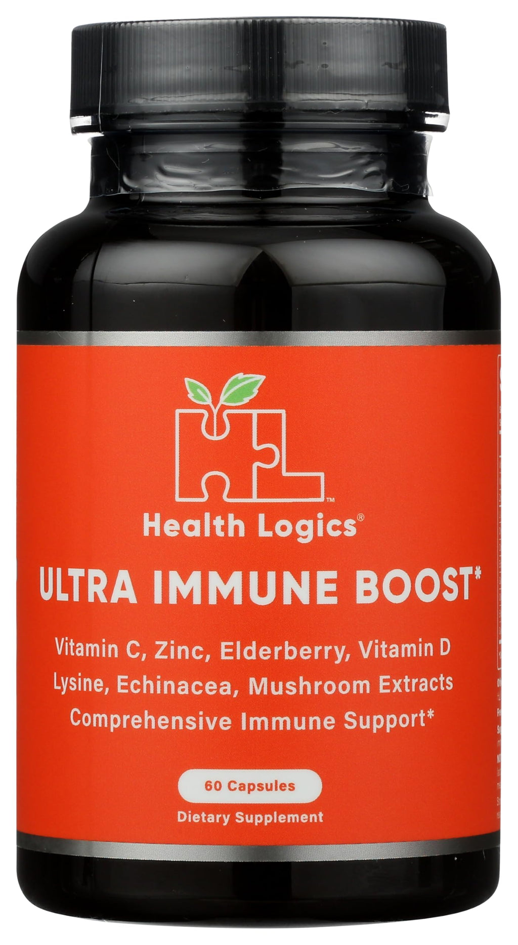 Natural elderberry supplement with vitamins