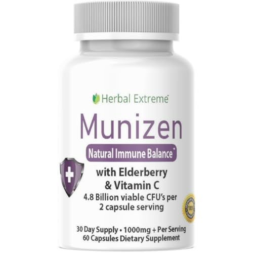Natural elderberry supplement with vitamins