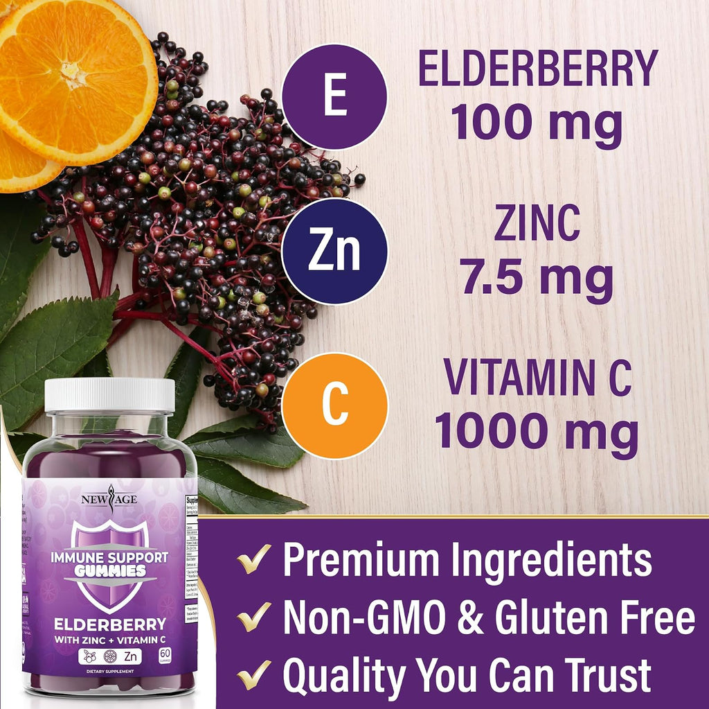natural elderberry syrup alternative in gummies