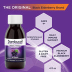 Natural elderberry syrup for cold relief