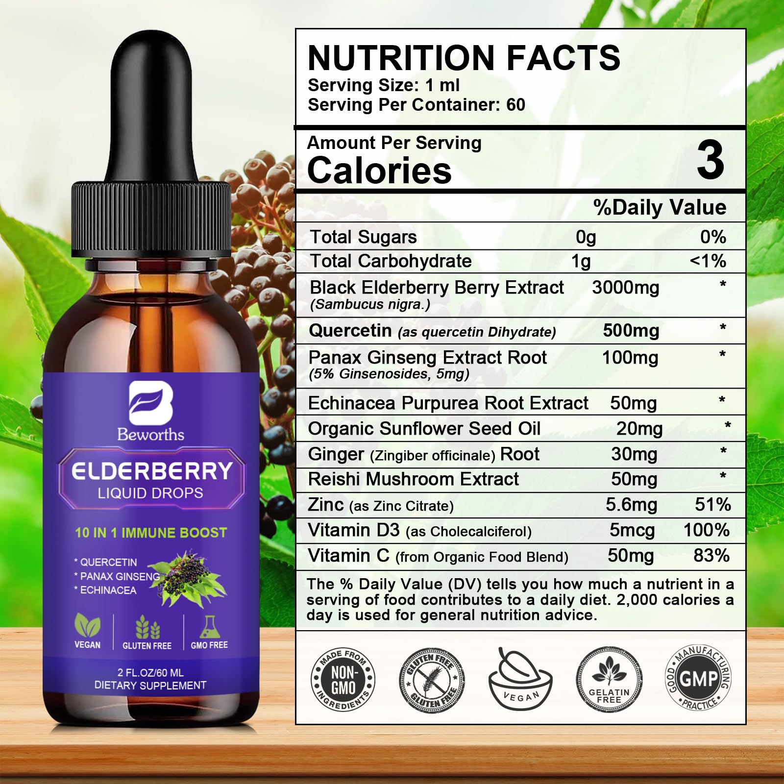 natural elderberry syrup for health