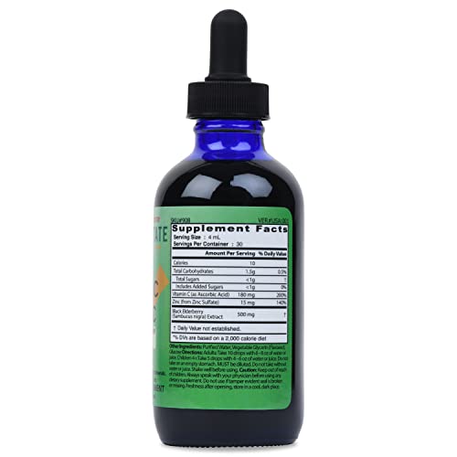 Natural elderberry syrup for immunity