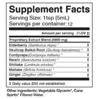 Natural elderberry syrup for wellness