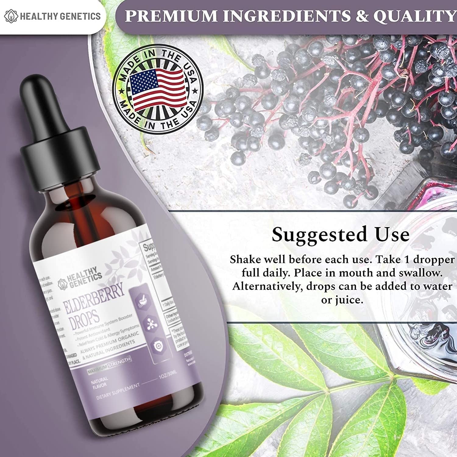 natural elderberry syrup for wellness