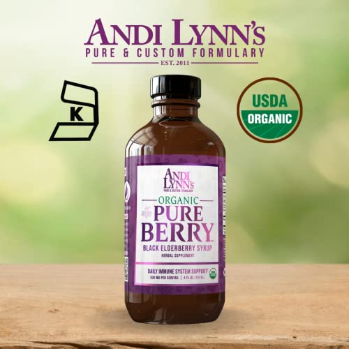 Natural elderberry syrup for wellness