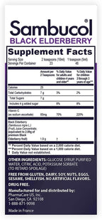 Natural elderberry syrup for wellness