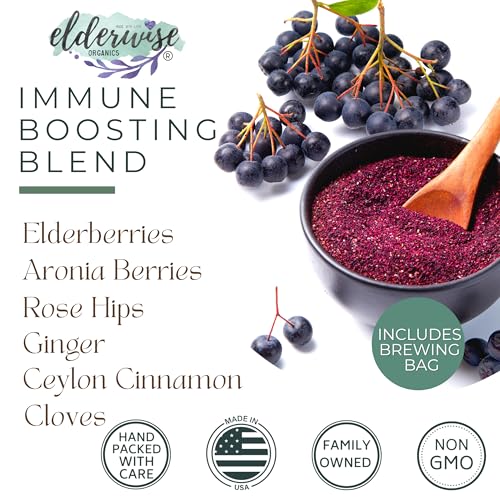 Natural elderberry syrup for wellness