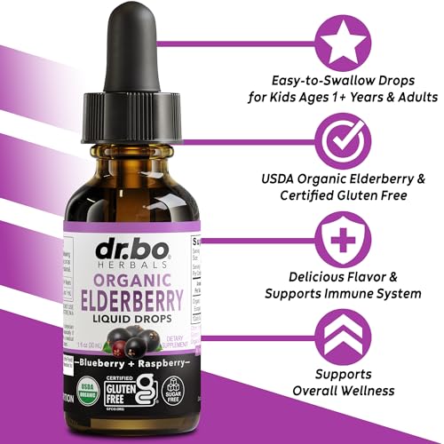 natural elderberry syrup liquid drops