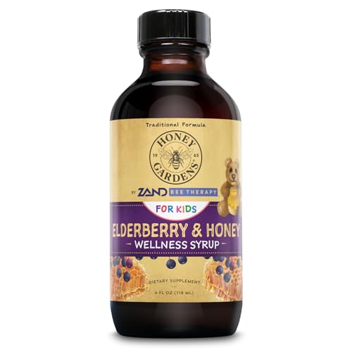 natural elderberry syrup with raw honey
