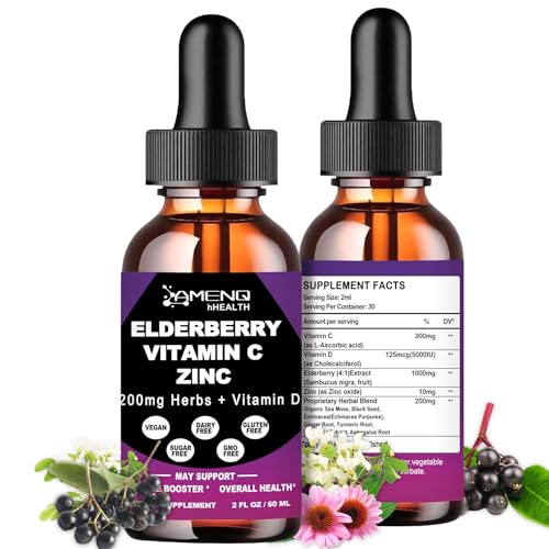 natural elderberry syrup with vitamin C