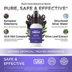 natural elderberry throat relief spray