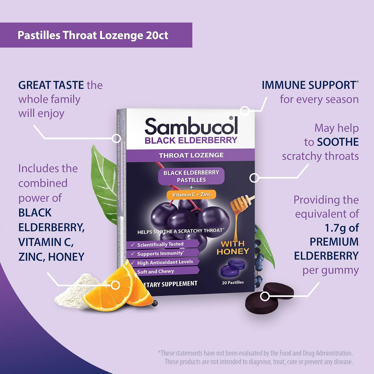 natural elderberry throat relief