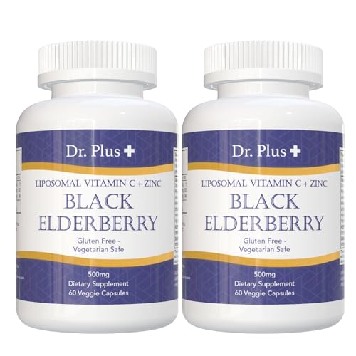 Natural elderberry vitamin C supplement