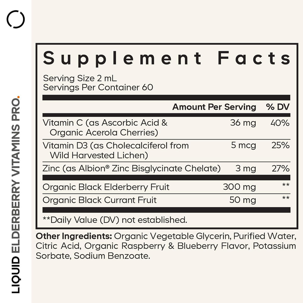 natural elderberry vitamin C supplement