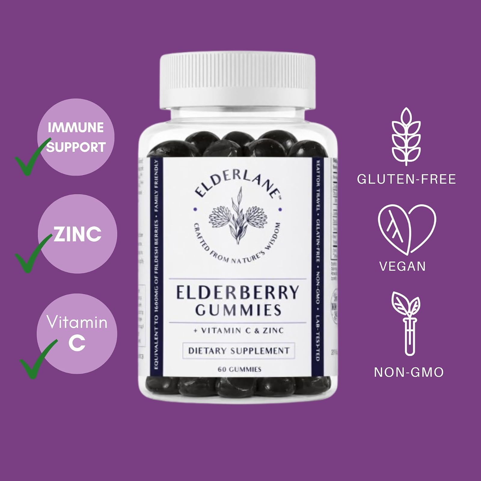 natural elderberry vitamin C supplement