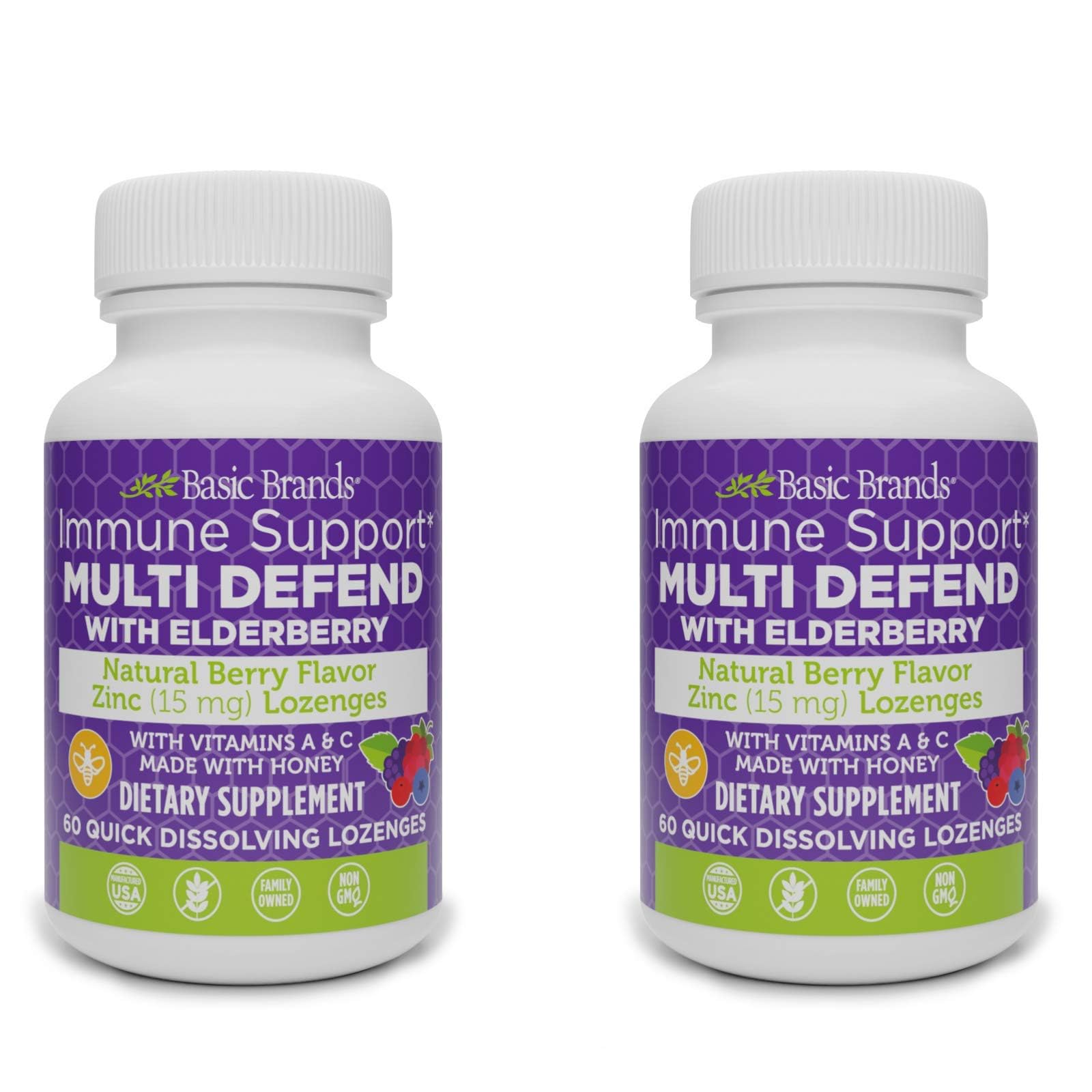 natural elderberry zinc lozenges