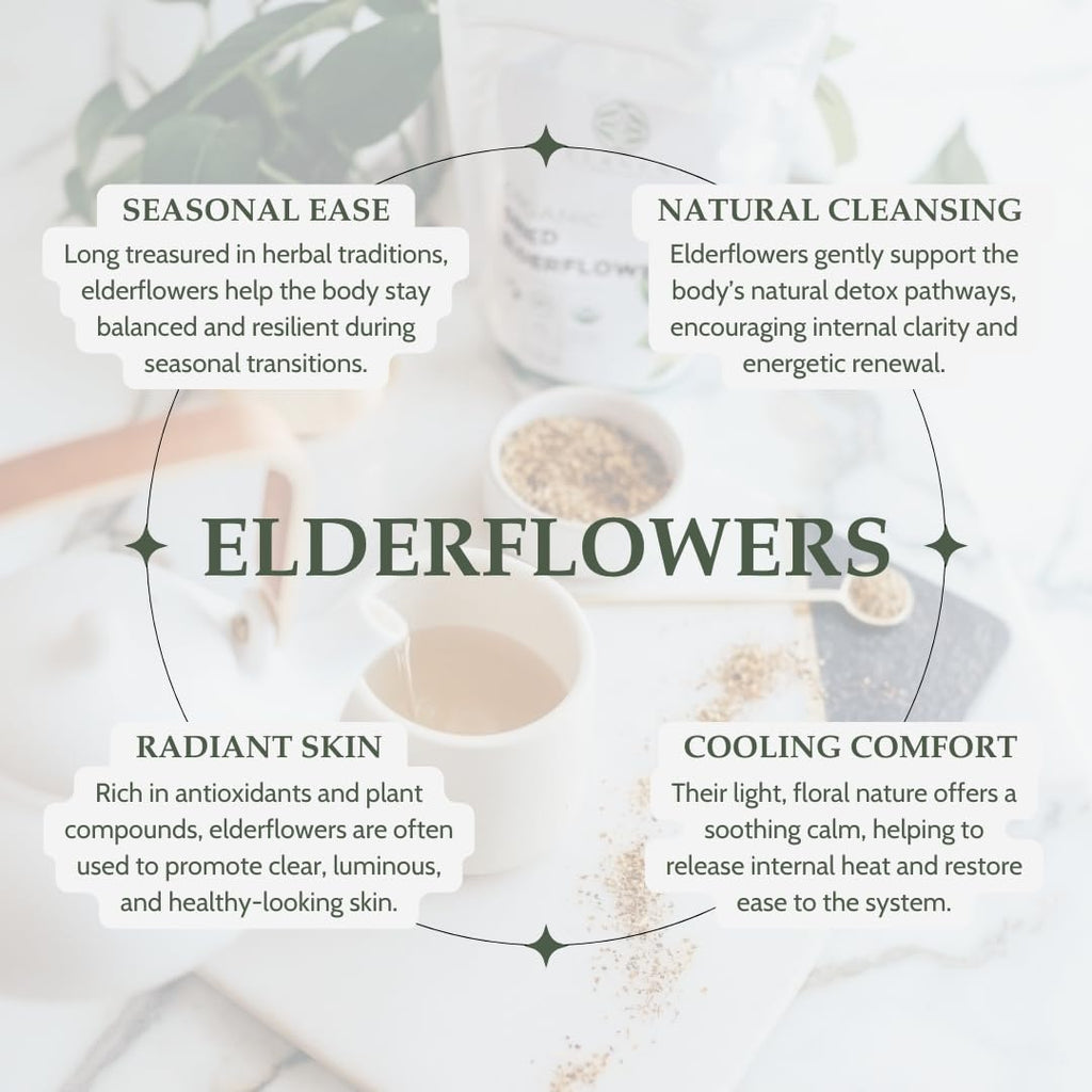 natural elderflower infusion for relaxation