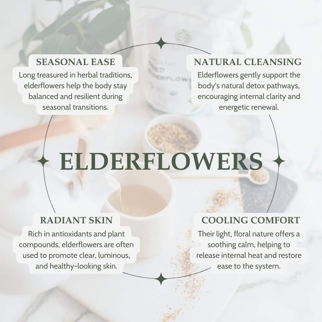 natural elderflower infusion for relaxation