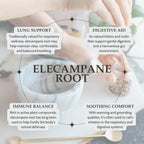 natural elecampane root for herbal detox tea