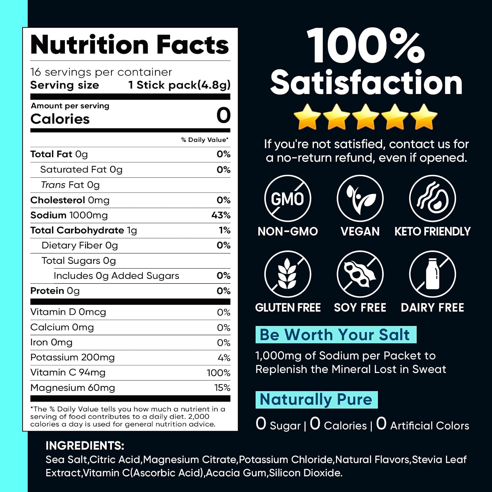 Natural electrolyte blend for energy